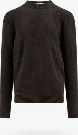 Alexander McQueen Cotton sweater with skull motif - ALEXANDER MCQUEEN - gender_Man