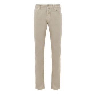 Jacob Cohen Slim Fit Beige Denim Bard Jeans - - Jeans - Herren - Beige - W33