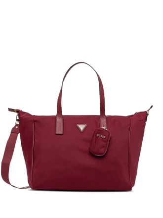 Guess Co Follie Tote Bag mit Anh&auml;nger - Rot
