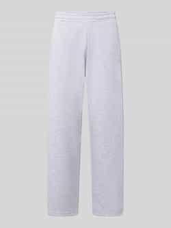 Review Straight Fit Sweatpants mit Logo-Detail