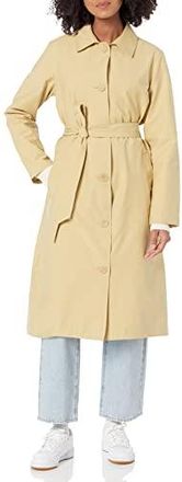 Amazon Essentials Imperméable hydrofuge à coupe décontractée (grandes tailles disponibles) (Déjà Amazon Aware) Femme, Jaune Moutarde Clair, 4XL Grande taille