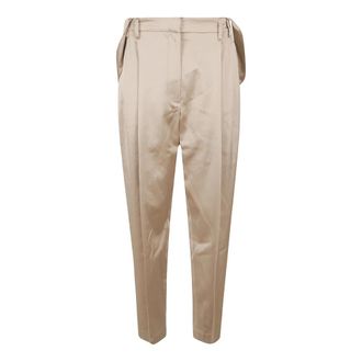 Brunello Cucinelli Zigarette Hosen - - Trousers - Damen - Beige - M