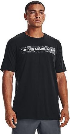 Under Armour T-Shirt &agrave; Manches Courtes pour Homme Graph UA Camo Chest Stripe S Noir 1376830-001 SM