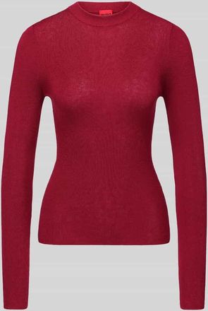 HUGO BOSS Slim Fit Pullover aus Woll-Mix mit Lyocell-Kaschmir-Anteil Modell Sallya