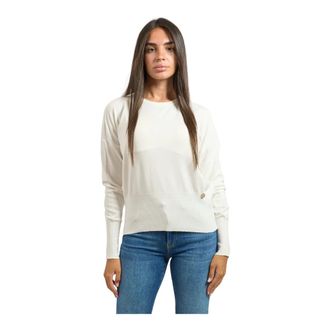 Yes-Zee YES Zee, Femme, Pulls, Blanc, Taille: 42 FR Pull ras du cou
