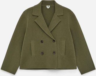 Arket Strickjacke Aus Baumwolle -Grün