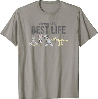 Disney Mickey Classic Best Life Group Yoga Poster T-Shirt