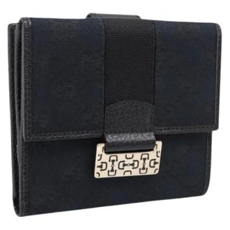 Gucci Portefeuille Bifold Pre-owned - Femme - Pre-owned - Noir - Taille: ONE Size