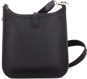 Herm&egrave;s Evelyne Bag Gen III Clemence TPM crossbody bag - Schwarz