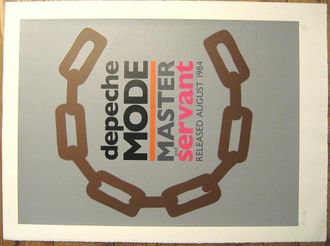 Depeche Mode Kunstdruck Master and Servant Limited 300 Pieces