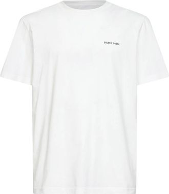 Golden Goose Homme, Tops, Blanc, Taille: M T-shirt en jersey de coton vintage