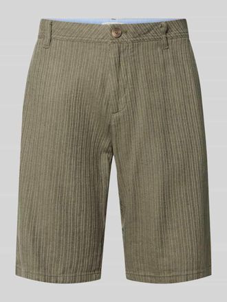 Tom Tailor Regular Fit Leinenshorts aus Leinen-Baumwoll-Mix
