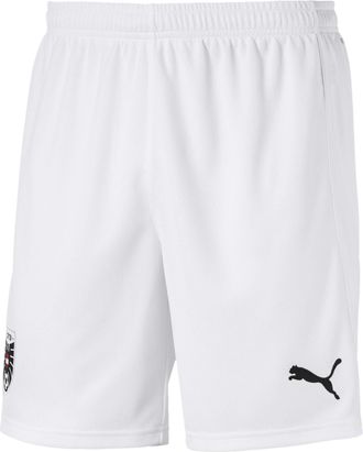 Puma Herren &Ouml;FB Home Shorts Replica White Red Black, S