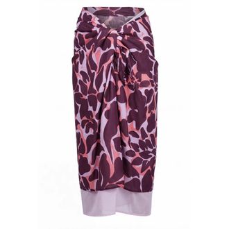 Ni&ugrave; Niu, Femme, Jupes, Multicolore, Taille: 40 FR Jupe &agrave; Imprim&eacute; Floral et Taille Nou&eacute;e