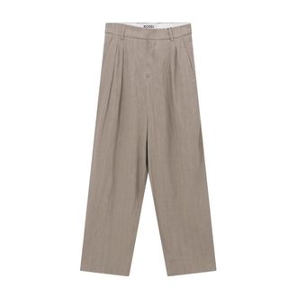 Rossi Rossi, Femme, Pantalons, Beige, Taille: 40 FR Wide Pantalons