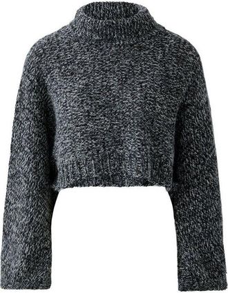 Oui Rundhalspullover Pullover