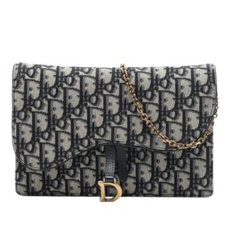 Dior Pre-owned Vintage Canvas Crossbody - - Pre-owned - Damen - Blau - ONE SIZE
