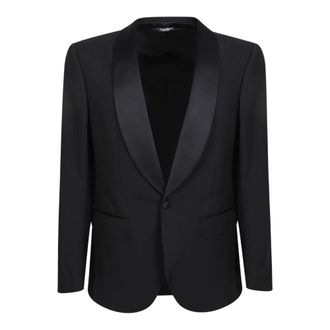 Dolce & Gabbana Sicilia Tuxedo Jacket - - Jackets - Herren - Schwarzk - L