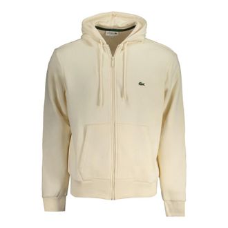 Lacoste Homme, Sweatshirts et sweats &agrave; capuche, Beige, Taille: M Long Sleeve Sweat &agrave; capuche