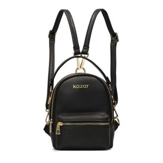 Kazar Kleiner schwarzer Rucksack 2in1 - - Bags - Damen - Schwarzk - ONE SIZE