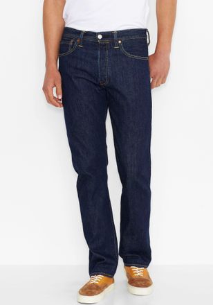 Levi's Straight-Jeans LEVIS 501 LEVIS ORIGINAL, Herren, Gr. 31, Länge 34, blau (onewash), Denim/Jeans, Obermaterial: 100% Baumwolle, normal lang, Jeans, mit 