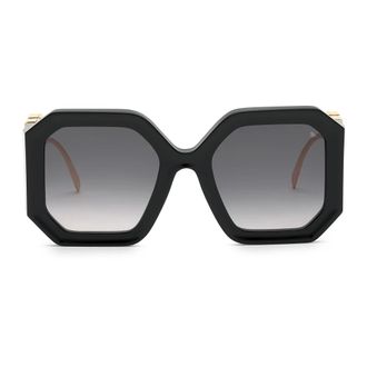 Philipp Plein Femme, Accessoires, Noir, Taille: ONE Size Diva Lunettes de soleil