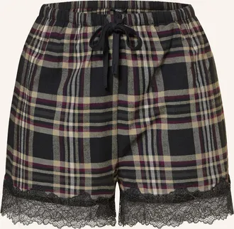 Joop Schlafshorts Aus Flanell blau