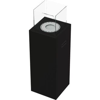 Kratki Bioethanol Kamin Freistehend TOWER schwarz