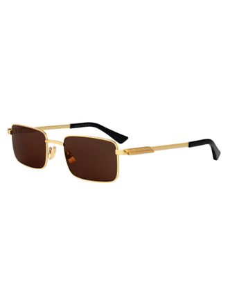 Bottega Veneta Unisex Sunglasses Bv1469s Gold Metal