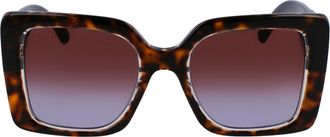 Karl Lagerfeld Damen Kl6126s Sonnenbrille, Dunkles Schildpatt, One Size