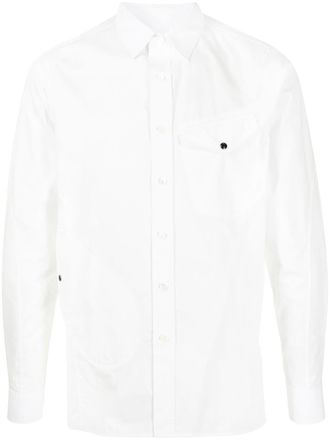 Ports V Hemd mit Brusttasche - Weiß