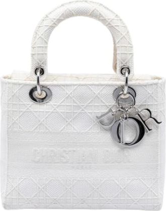 Dior Pre-owned Lady D-Lite - Femme - Pre-owned - Blanc - Taille: ONE Size