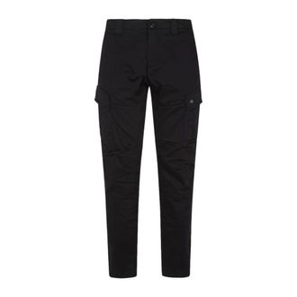 C.P. Company Vintage Black Cargo Logo Hose - - Trousers - Herren - Schwarzk - XL
