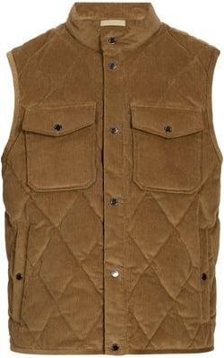 Woolrich Ärmellose Baumwolljacke mit Rundhalsausschnitt Woolrich in Braun