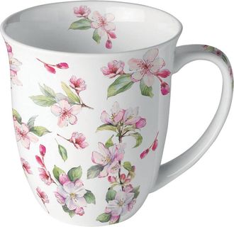 Ambiente Blossom - Frühlingsblüte Mug ca. 400 ml- Blumen Kollektion Tee/Kaffee Tasse, Porzellan, Sommmer/Frühling Motive - Ideal Als Geschenk, 18418160
