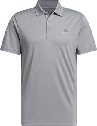 adidas Golf Hommes Performance Polo Doux - Gris Trois Sport - M