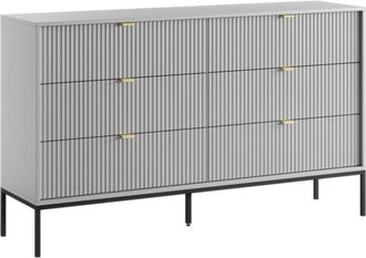 Pascal Morabito Pascal Morabito - Commode 6 tiroirs - Gris - liouba de