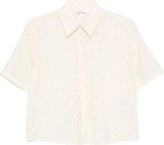 Patrizia Pepe Femme, Blouses et Chemises, Beige, Taille: 36 FR Chemises