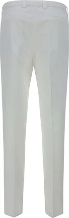 Brunello Cucinelli Pure Cotton Trousers - White