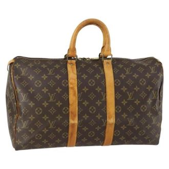 Louis Vuitton Pre-owned Canvas Weekend Bag - - Pre-owned - Damen - Braun - ONE SIZE