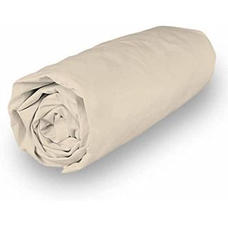 Soleil d'Ocre Soleil dOcre Vermerkt Spannbettlaken, Baumwolle, ECRU, 160 x 200 cm