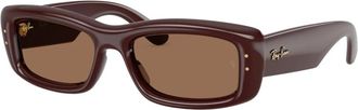 Ray-Ban unisex, Accessoires, Brun, Taille: 55 MM Rb4944 Kiliane Lunettes de soleil Puffer