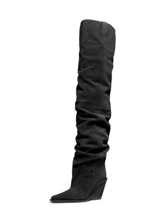 Michael Kors NOEMIE OTK HEELED BOOT BLACK Damen, EU 38.5