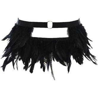 Generic Jupe Simili Cuir Noir Longue Courte Âgée Tube Moulante Anglaise Argent Maillot Gothique 60 Ouverte Superposés Stretch Brillante Foulard Multicolore Me