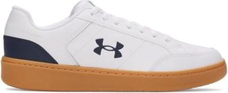 Under Armour Mens Official Runners Trainers Shoes, White Gum Rubber Washed Navy, 41 EU