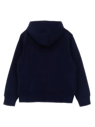Polo Ralph Lauren Polo Bear-Print Cotton Blend Hoodie - Navy