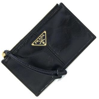 Prada Pre-owned Vintage Leder Portemonnaie - - Pre-owned - Damen - Schwarzk - ONE SIZE