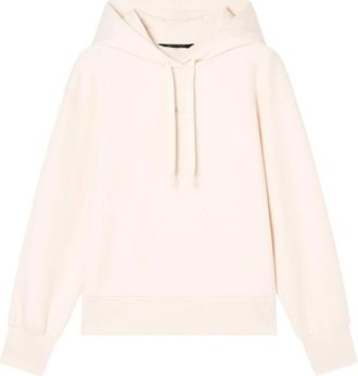 A|X Armani Exchange Femme, Sweatshirts et sweats &agrave; capuche, Beige, Taille: 40 FR Sweat &agrave; capuche Logo Profili a coste