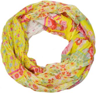 styleBREAKER Schlauchschal Loop mit Blumen Paisley Muster