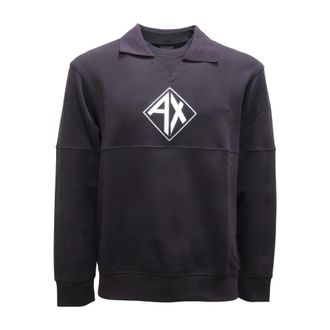 Armani Felpa Exchange Sweatshirt E - - Sweatshirts & Hoodies - Herren - Blau - XS
